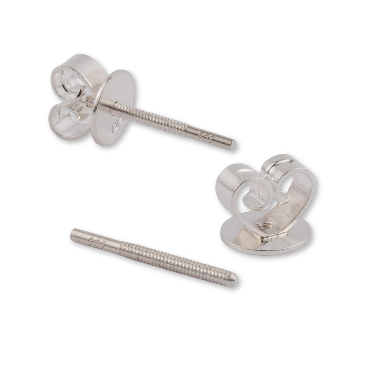 Threaded Earring Backs & Posts for Jewellery Making | Findings – Ore Metals