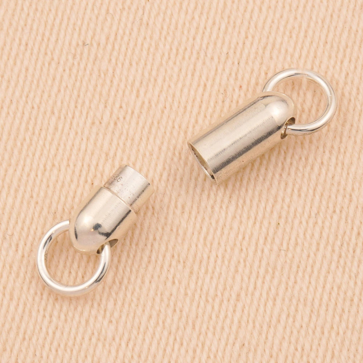925 Sterling Silver Bullet Magnetic Clasp | Jewellery Supplies – Ore Metals
