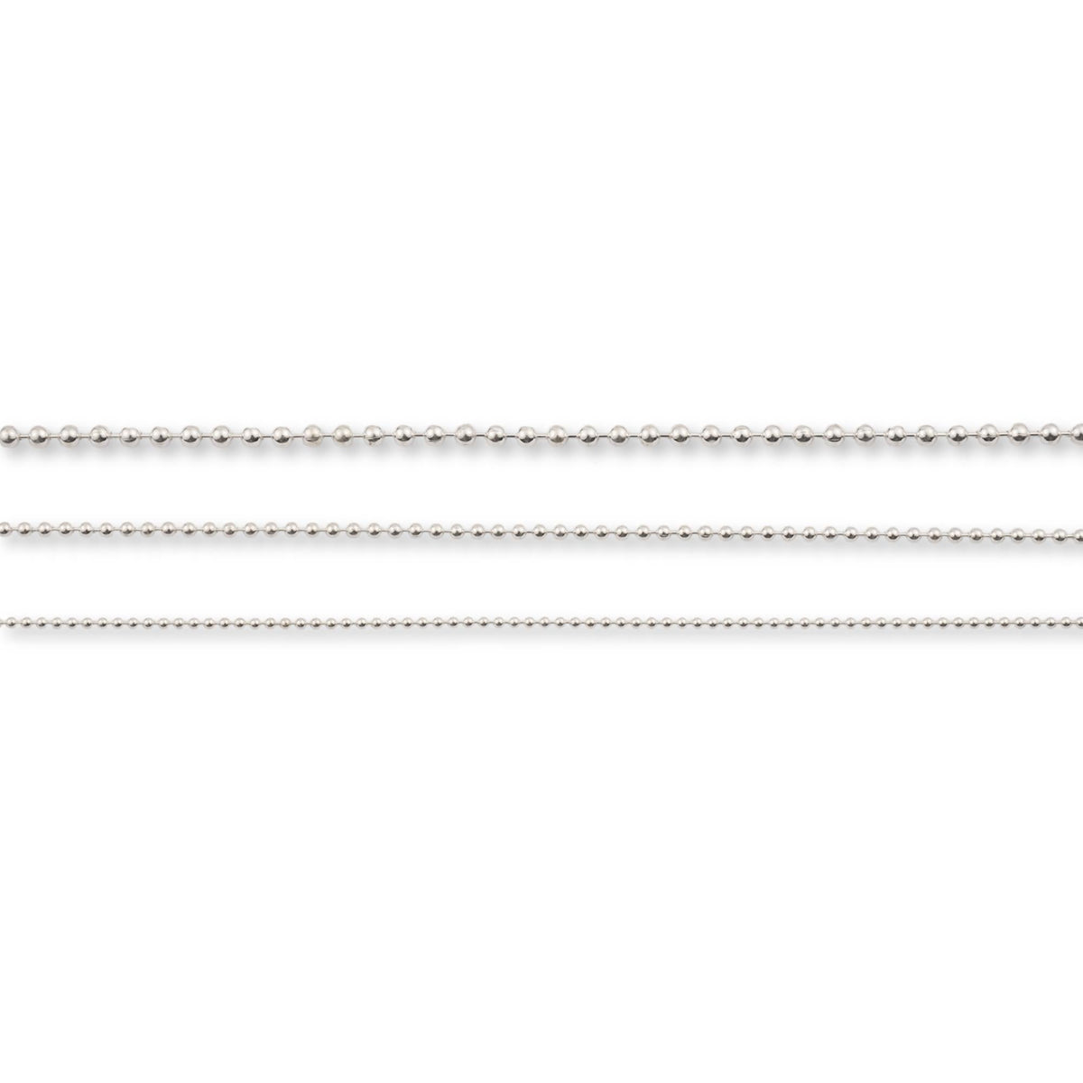 925 Sterling Silver Bead Chain Roll - Custom Lengths – Ore Metals