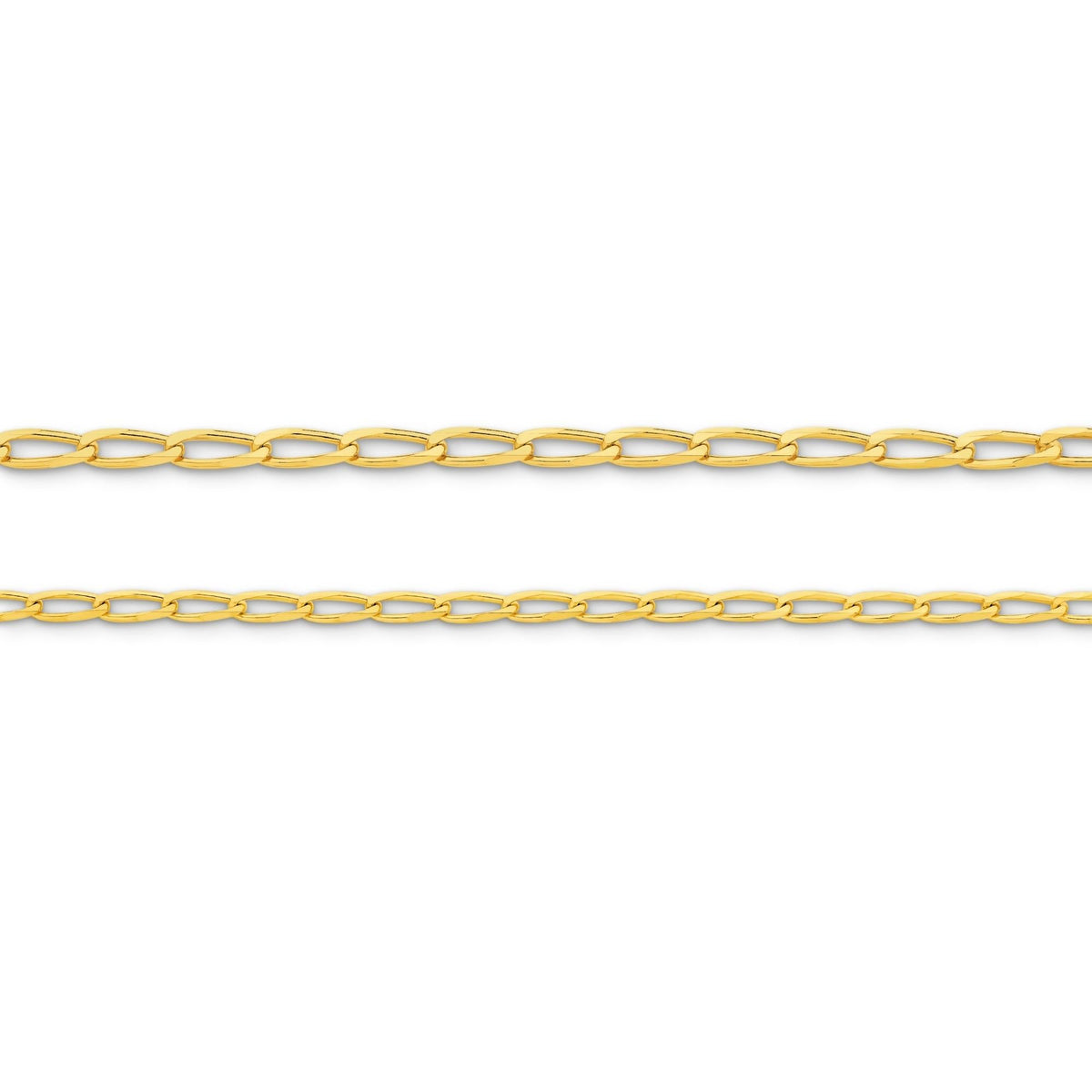 9ct Yellow Gold Chicago Long Curb Chain Roll - Custom Lengths – Ore Metals