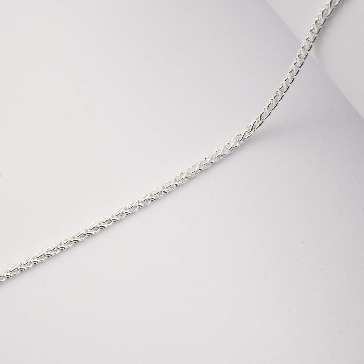 925 Sterling Silver Wheat Chain Bracelet - Custom Lengths – Ore Metals