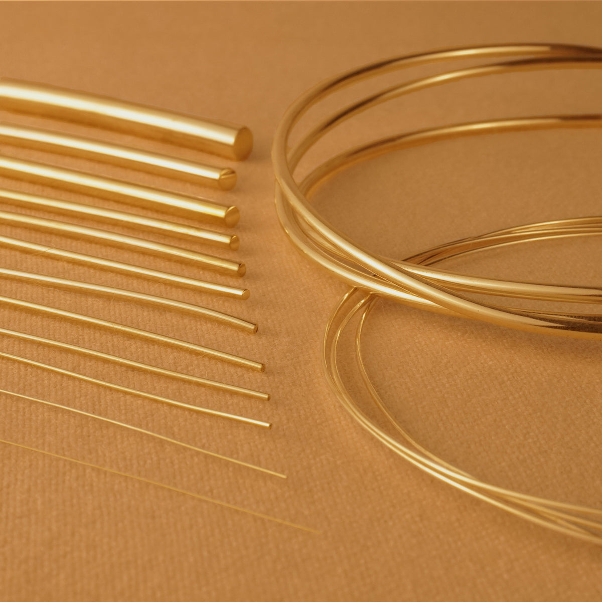 14ct Yellow Gold Round Wire for Jewellery Making – Ore Metals