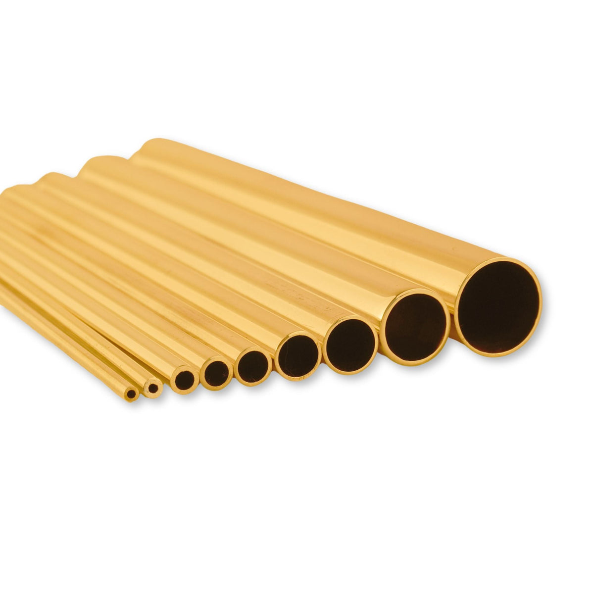 Solid 18ct Yellow Gold Round Tube – Ore Metals