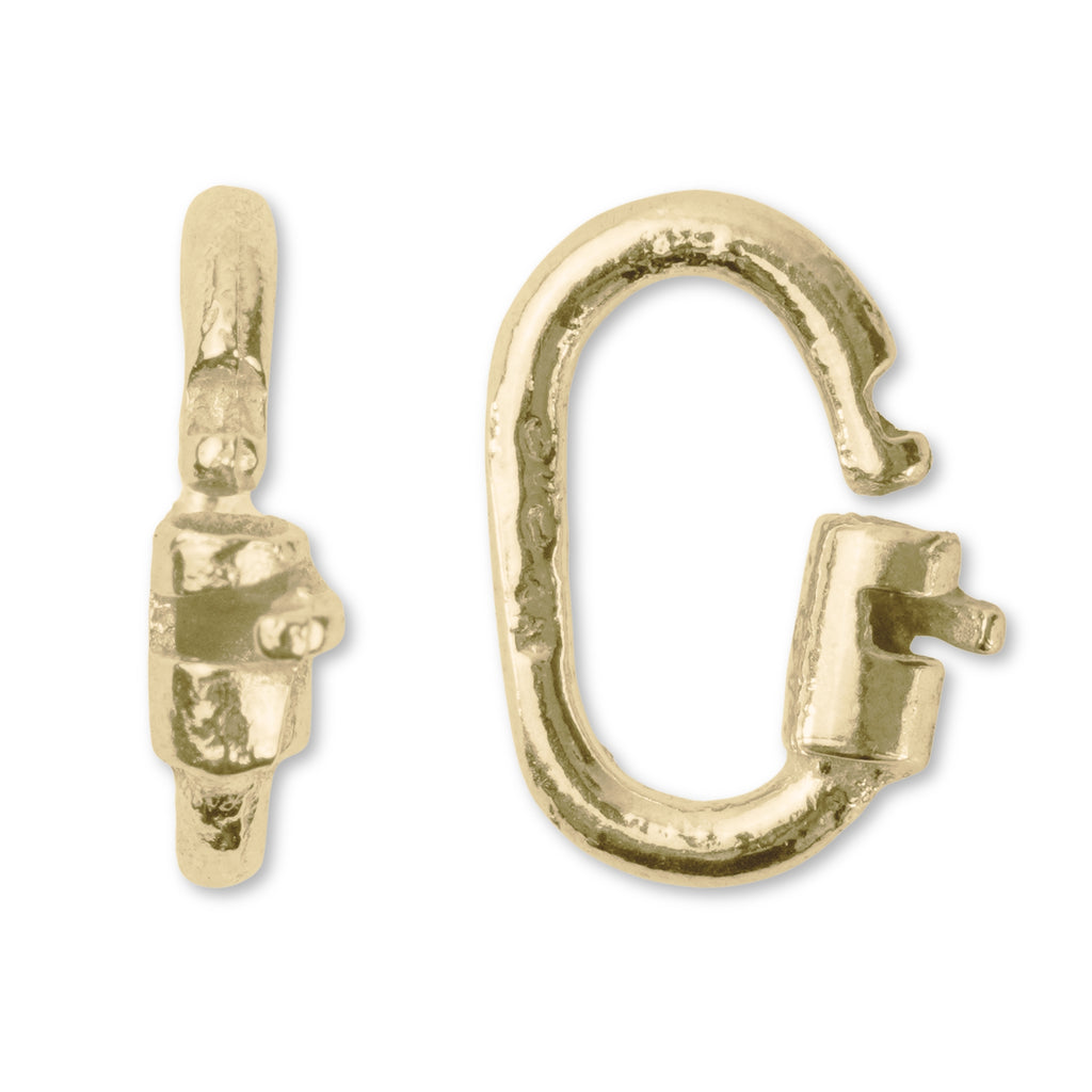 9ct Yellow Gold Link Lock for Jewellery Making – Ore Metals