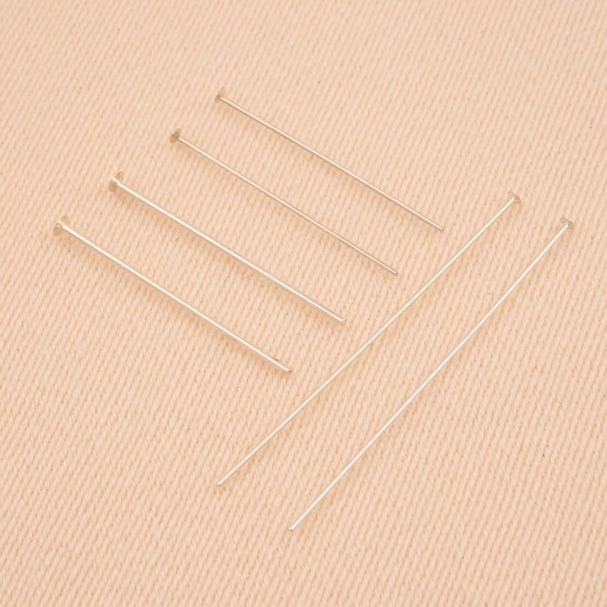 925 Sterling Silver Flat Head Pins | Jewellery Supplies – Ore Metals