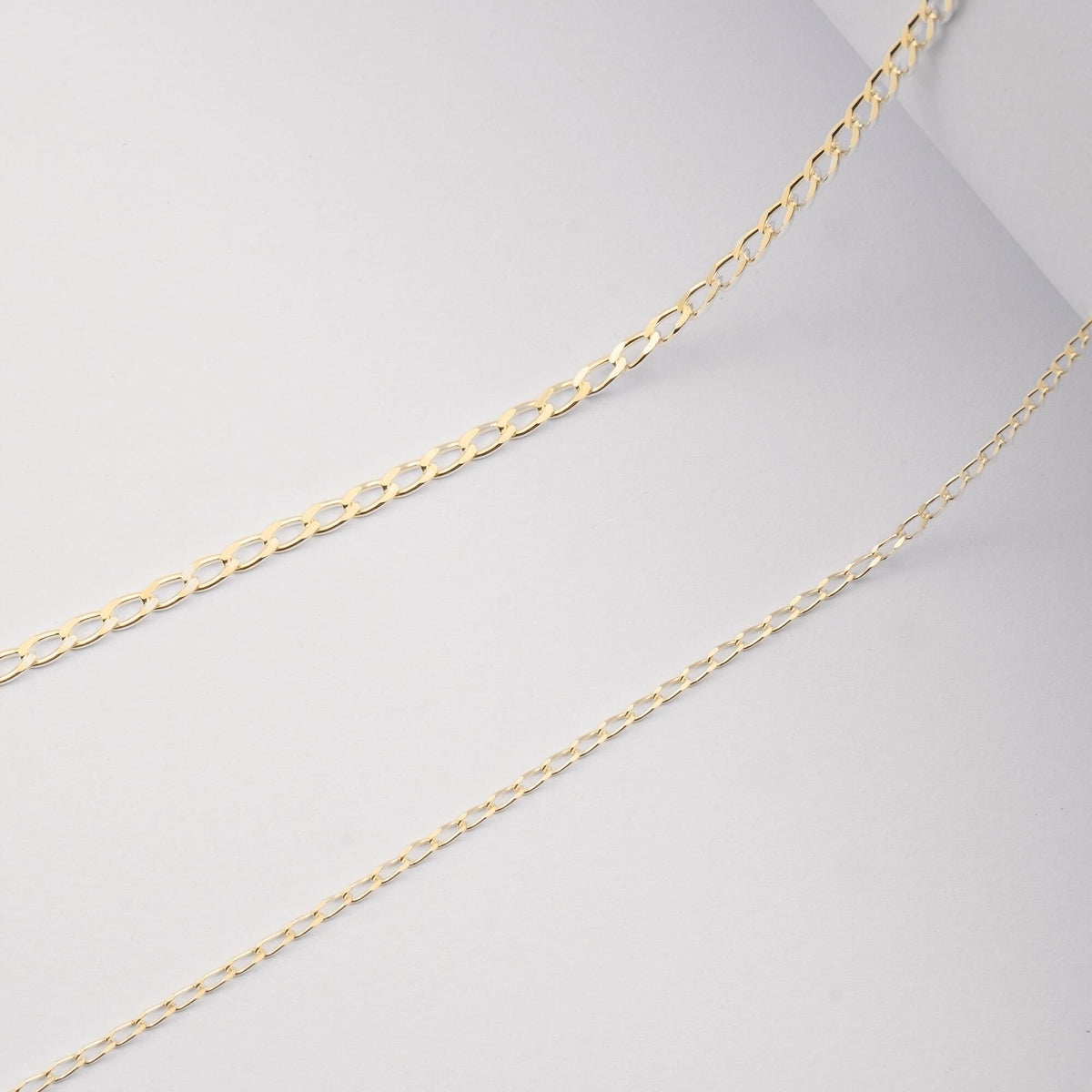 9ct Yellow Gold Long Curb Chain Extender - Custom Lengths – Ore Metals