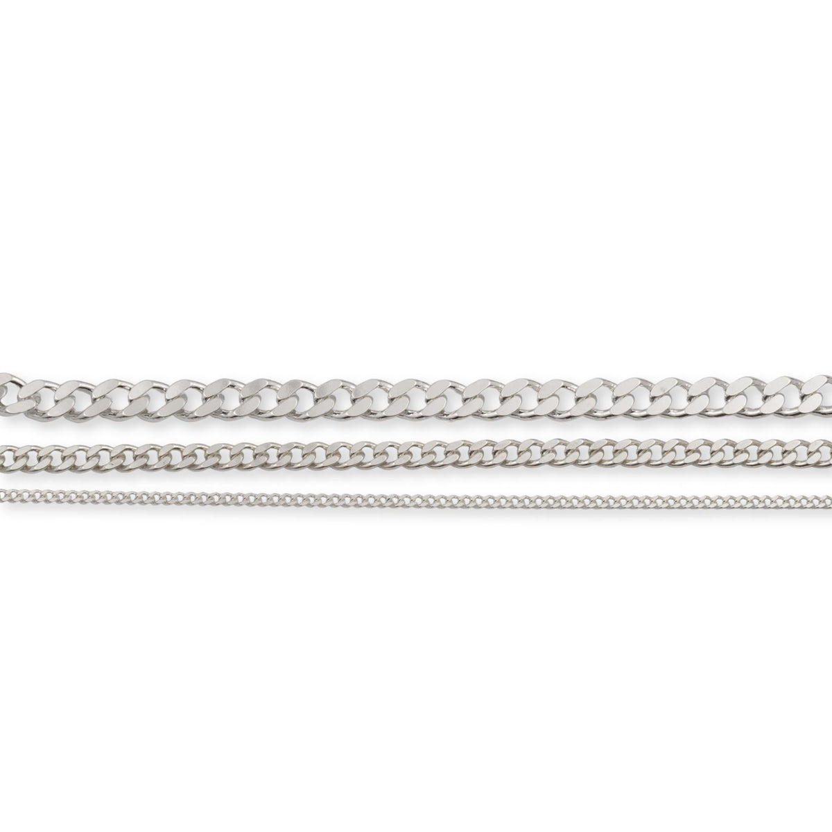 18ct White Gold Cuban Link Chain Roll - Custom Lengths – Ore Metals