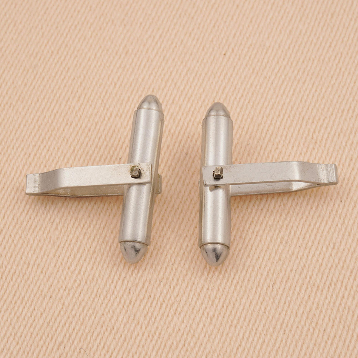9ct White Gold Bullet Cufflink Backs | Jewellery Supplies – Ore Metals
