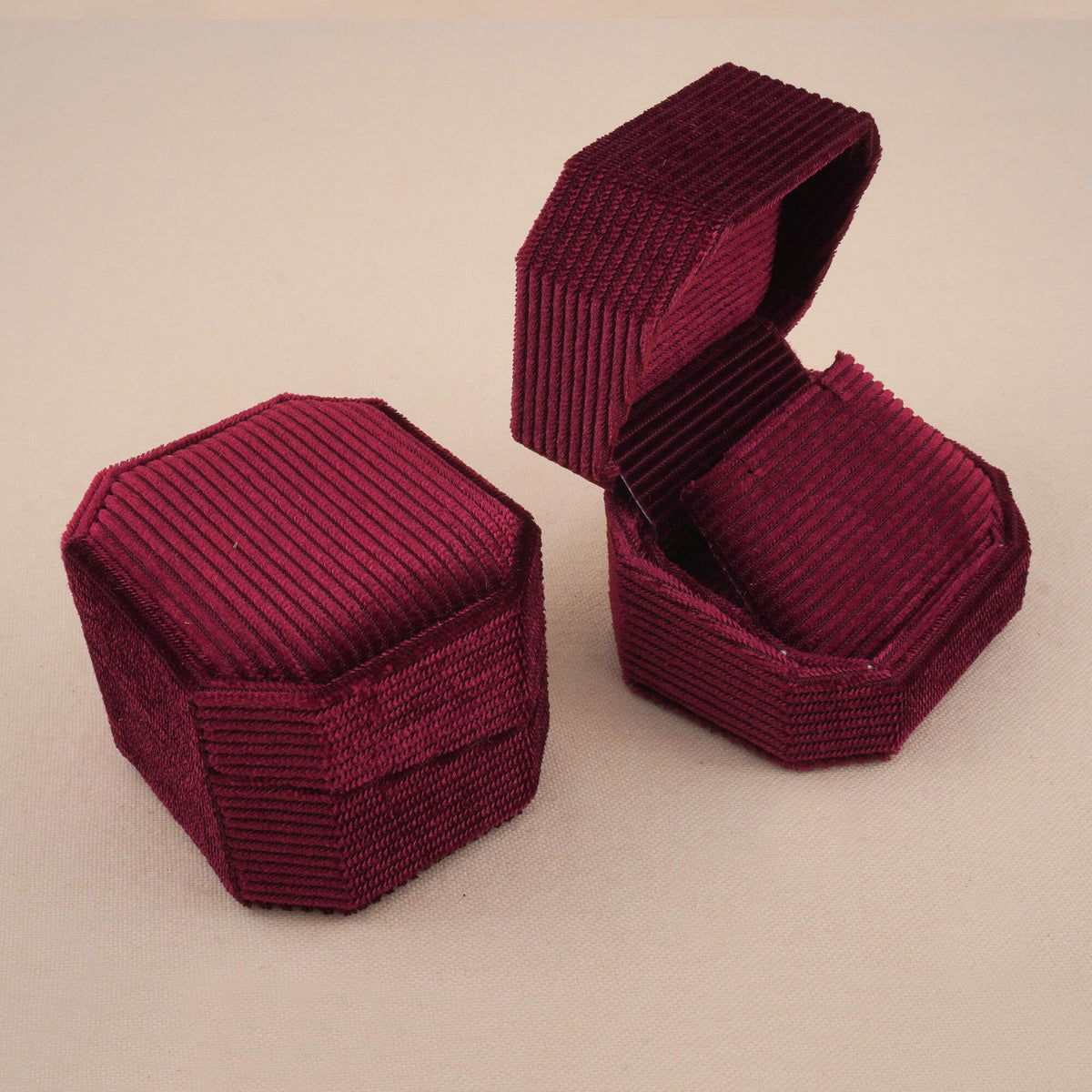 Necklace Box - Maroon | Fine Jewellery Boxes – Ore Metals