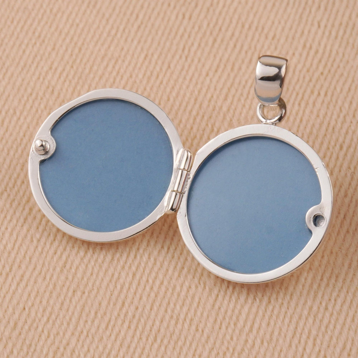 925 Sterling Silver Round Locket Pendant | Australia – Ore Metals