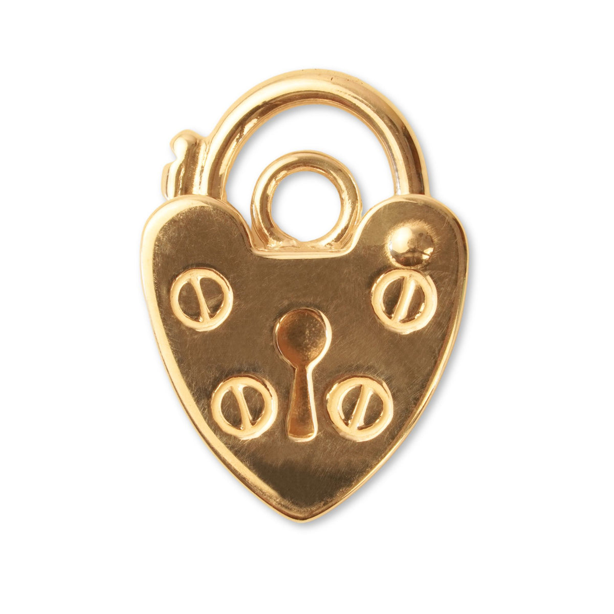 Solid 9ct Yellow Gold Cartier Style Jewellery Padlock Clasp – Ore Metals