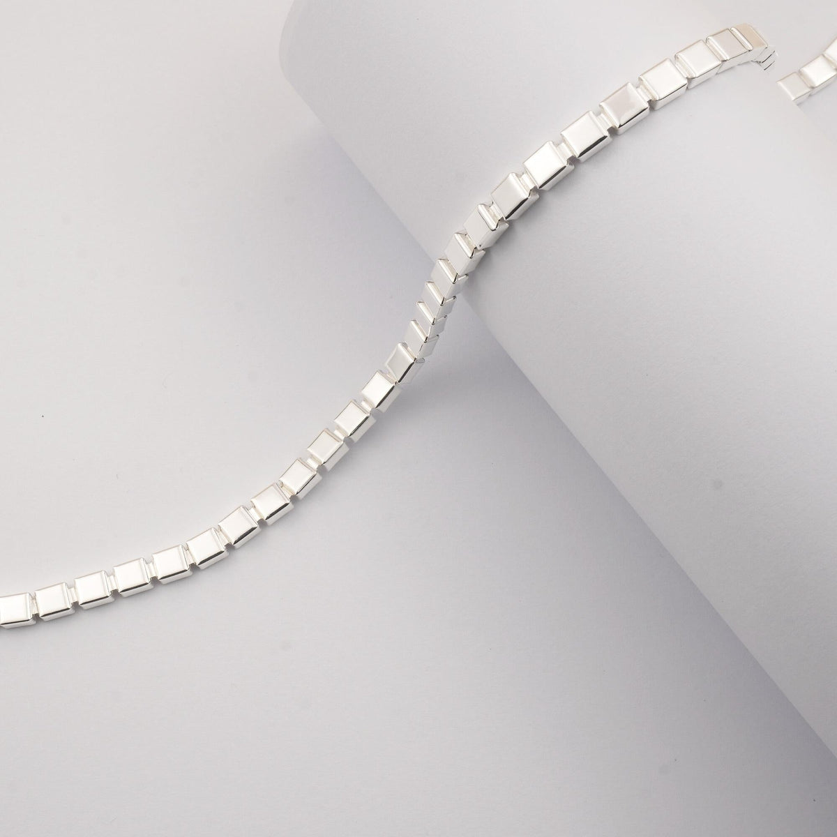925 Sterling Silver Cube Chain Necklace – Ore Metals
