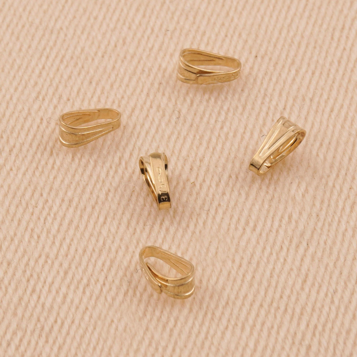 9ct Gold Easy Lock Bail Pendant | Jewellery Supplies – Ore Metals