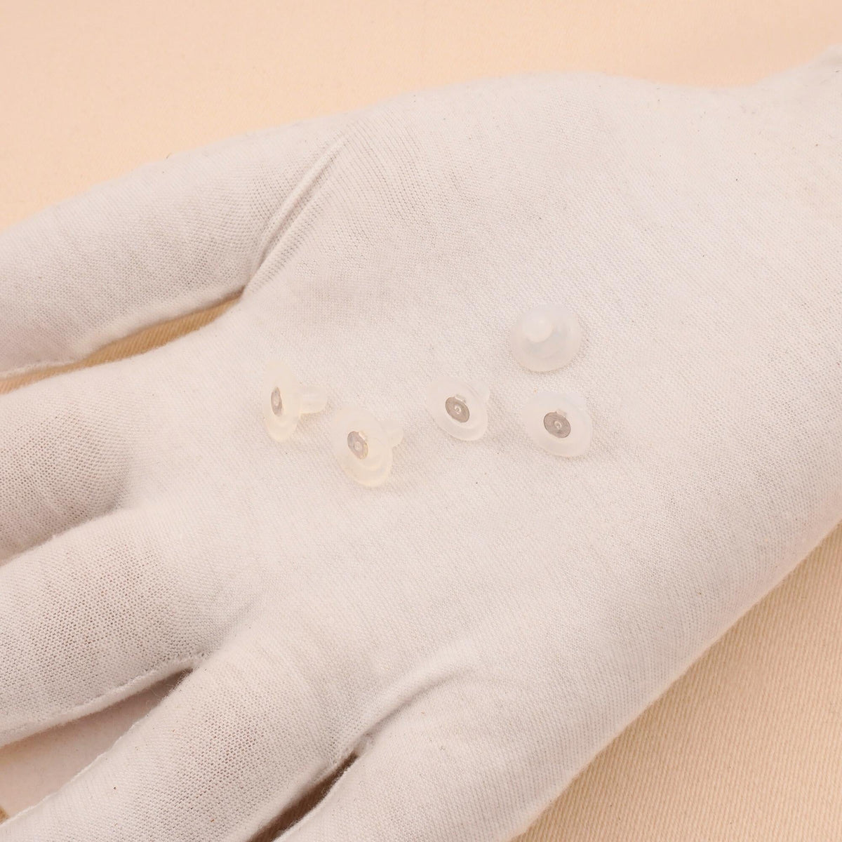 925 Sterling Silver Silicone Cap Earring Backs | Findings – Ore Metals