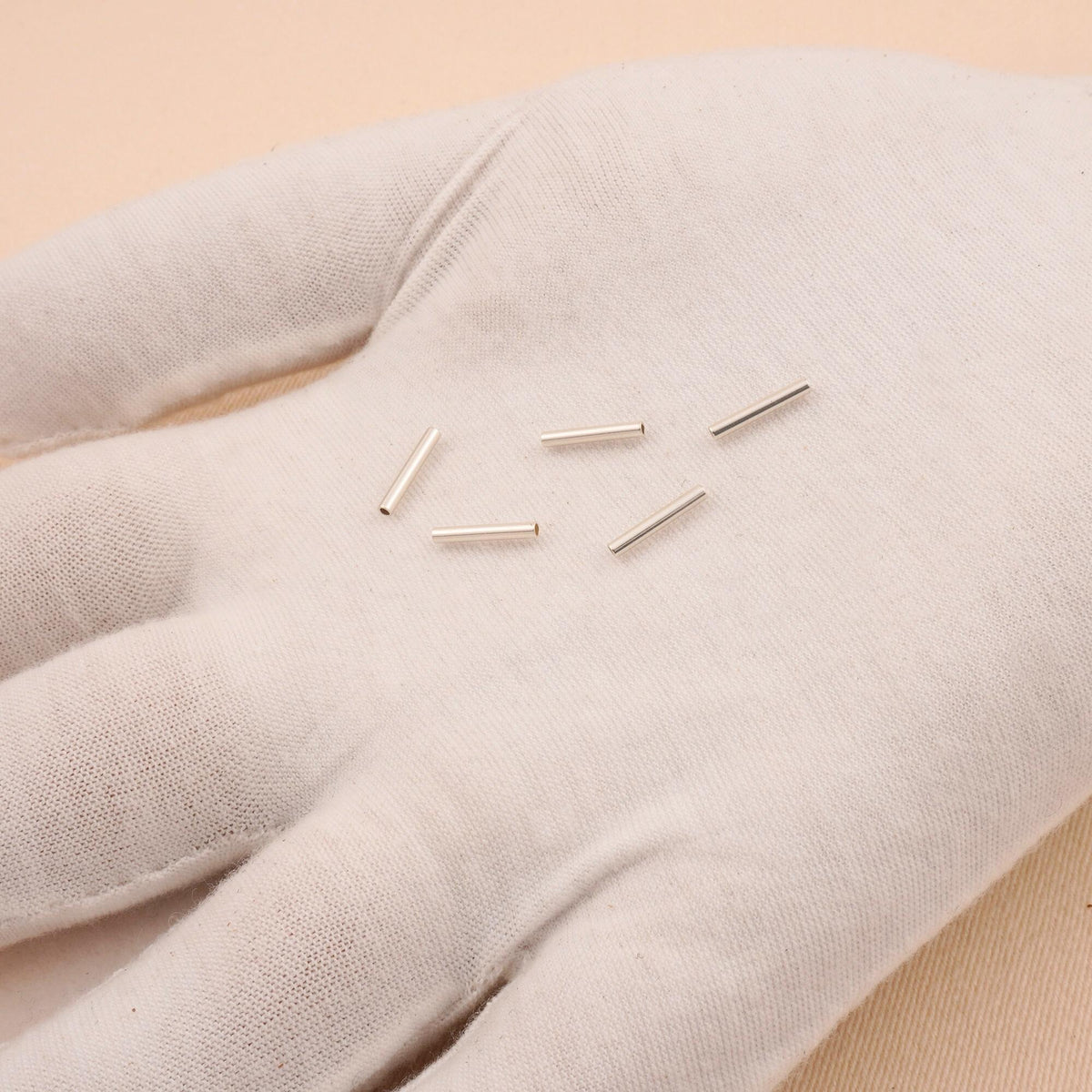 925 Sterling Silver Round Tube Beads | Jewellery Supplies – Ore Metals