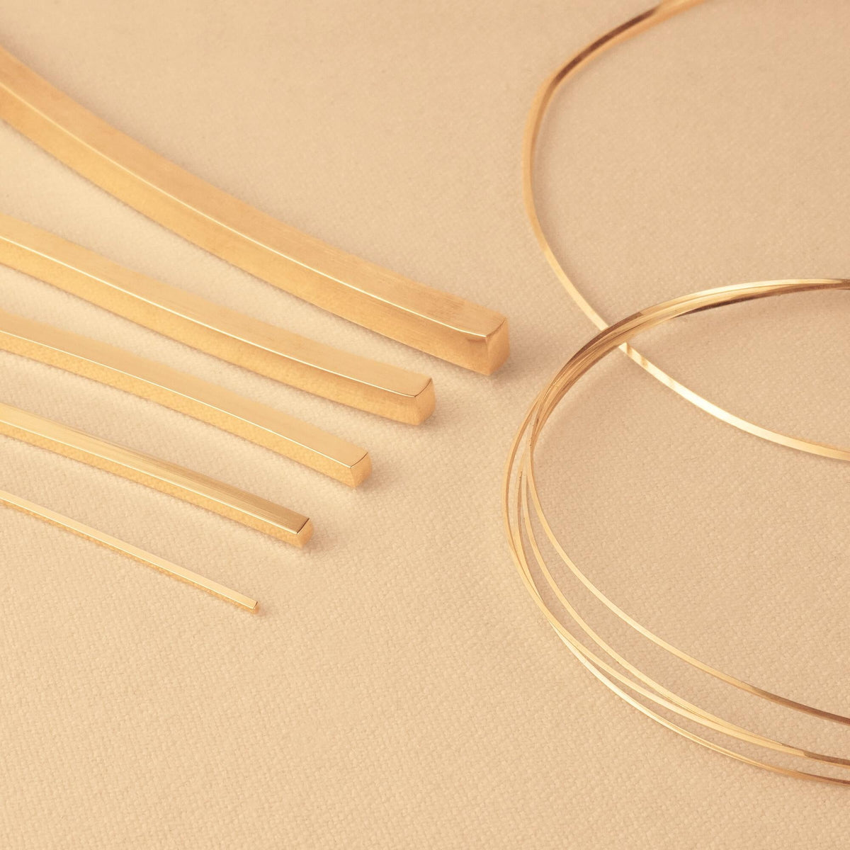 14ct Yellow Gold Square Wire for Jewellery Making – Ore Metals