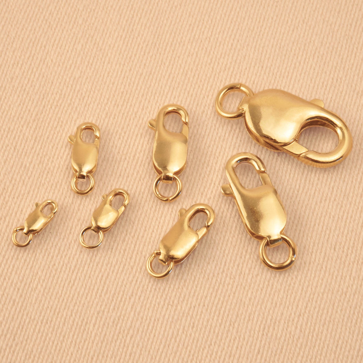 Solid 9ct Yellow Gold Parrot Clasps | Jewellery Supplies – Ore Metals