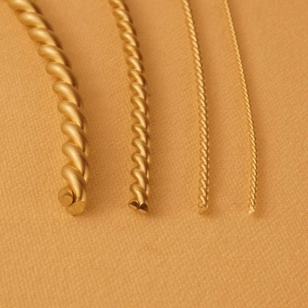 9ct Yellow Gold Twisted Wire for Jewellery Making – Ore Metals