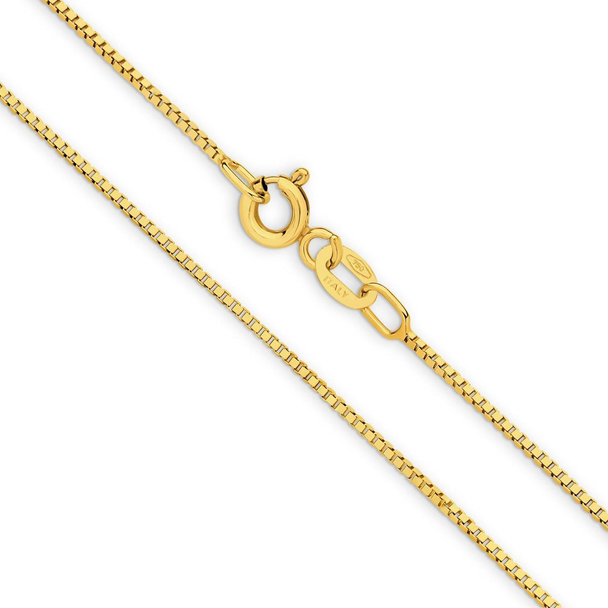 9ct Yellow Gold Box Chain Extender - Custom Lengths – Ore Metals